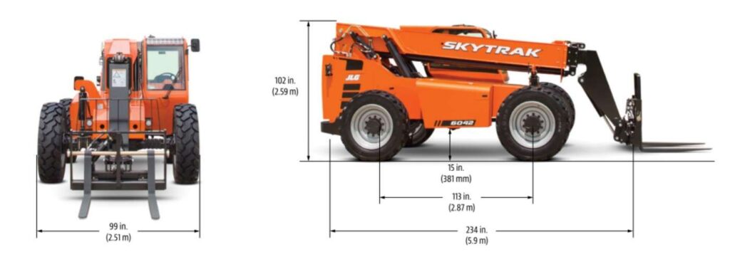 6K 42FT Telehandler Rental West Palm Beach