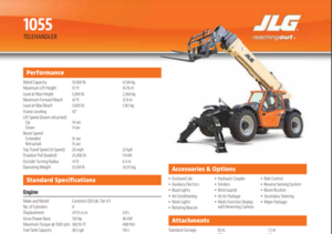 10K 55FT Telehandler Rental in West Palm Beach